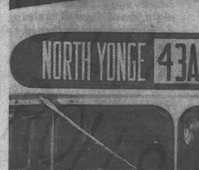 Rollsign Gallery - Toronto, Ontario - Route Number Introduction