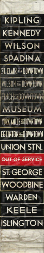 Rollsign Gallery - Toronto, Ontario - Subway System